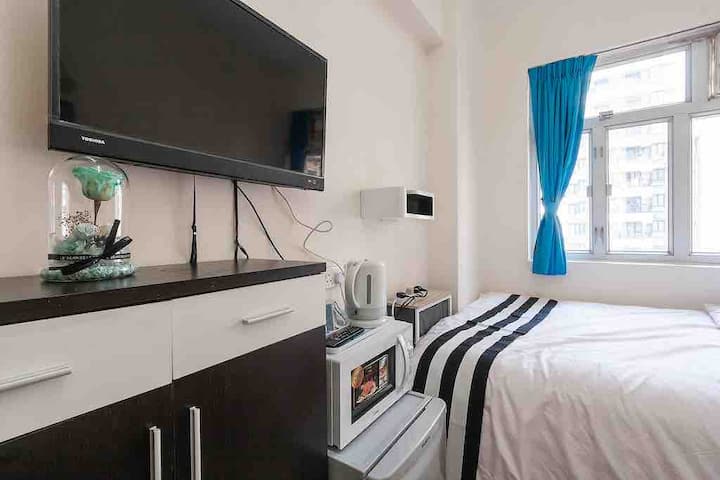 Secret Deal New Cosy Apt 3pax1 Min Mtr/subway - 葵涌