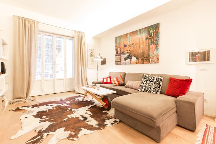 Vintage Flat Style In Trastevere! (Patio And 2bth) - Rom