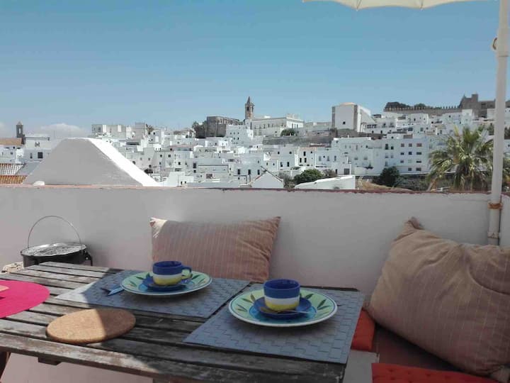 Cozy Apartment With Amazing Views In Old Town - Barbate