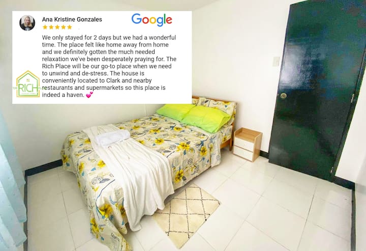 Cozy 2br Home | Sleeps 15pax | Near Aquaplanet - Ángeles