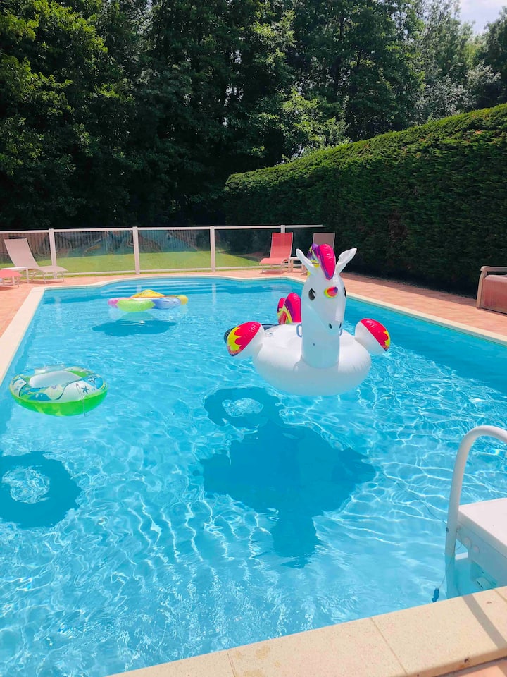 Maison Poirier - Pool, Games Room & Summer House - Charente-Maritime