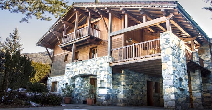 Chalet Nagano - Jacuzzi, Free Parking, Private - Arc 2000