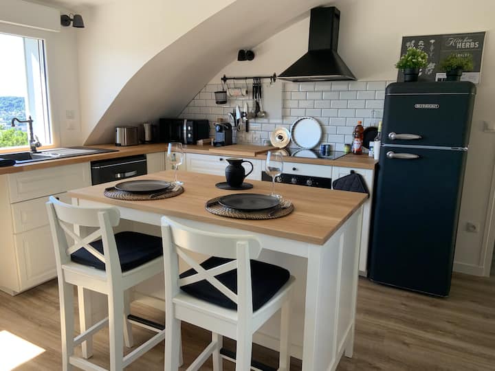 Apartment Cosy Avec Terrasse Près De Rouen - Bois-Guillaume