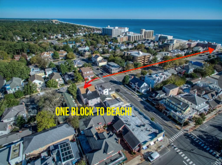 Dwtn Rehoboth 2br,1bth 1blk 2 Beach+parking+linens - Rehoboth Beach, DE