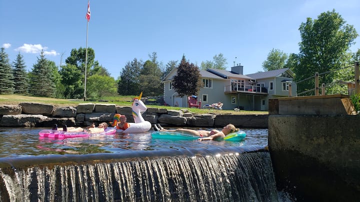 Forest Mills Falls Retreat - Houses for Rent in Roblin, Ontario, Canada ...