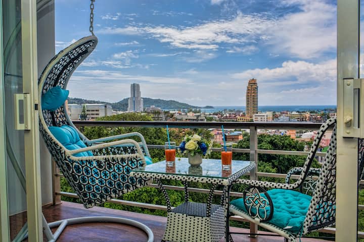 Luxury Apartment With Scenic Seaview@patong, 50sqm - Patong Beach