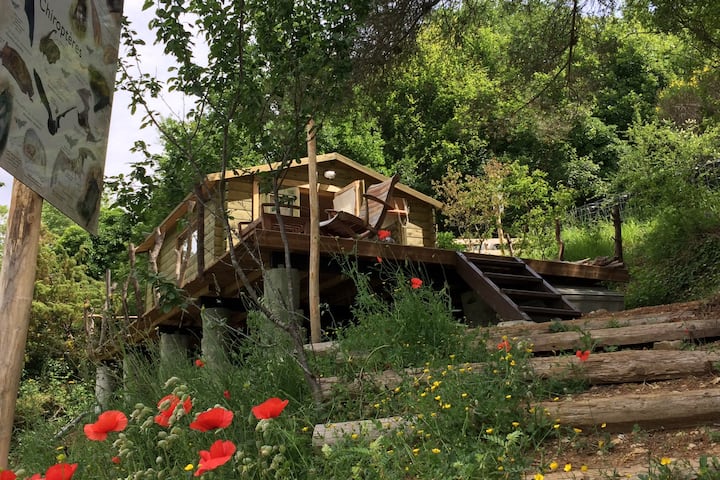 Cabane En Lisière Forêt, éColieu : Gaïa Luna - Sospel