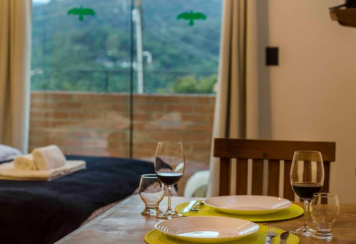Studio Maria Com Varanda A 15 Km De Campos/12 - Santo Antônio do Pinhal