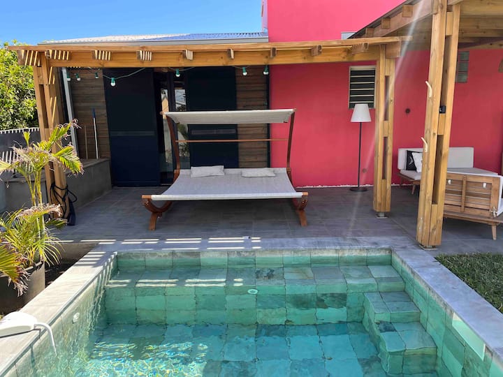 Rose Lagon - Villa Avec Piscine Terre Sainte Plage - Saint-Pierre
