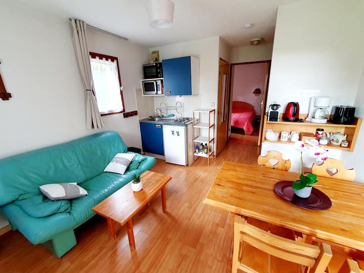 Petit T2 24m² Au Calme, Rdc - Bois-d'Amont