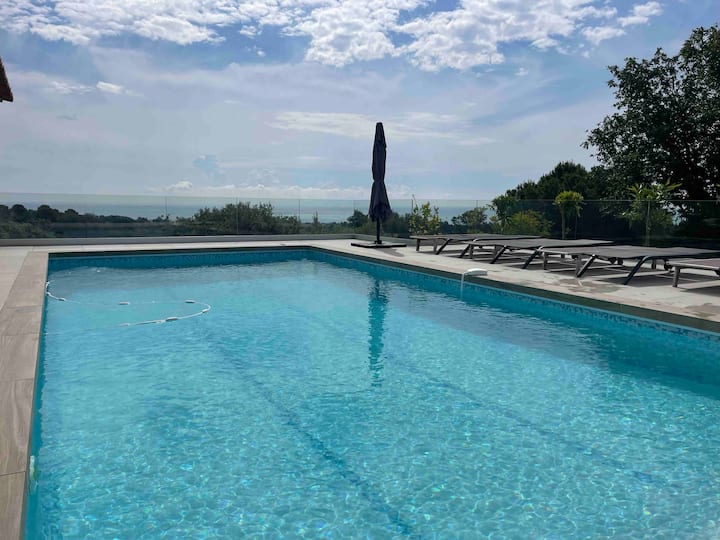 Magnifique Villa Avec Vue Panoramique Sur La Mer - 안티베