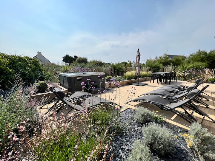 Magnifique Maison Avec Spa Proche Océan - Plomeur