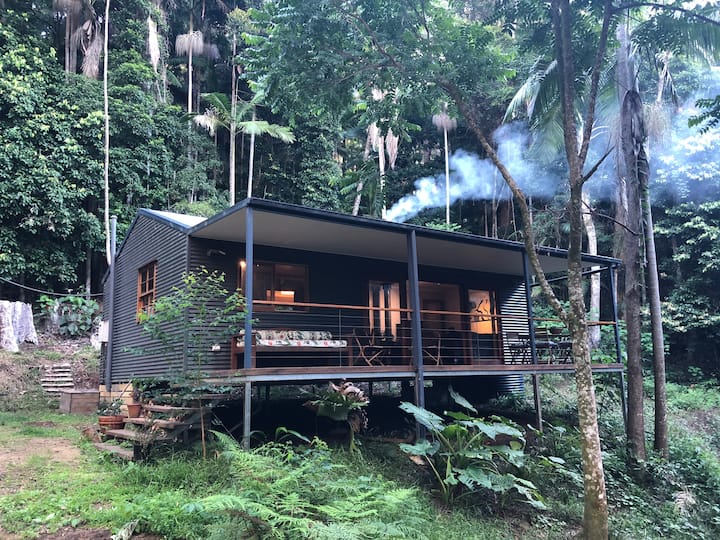 Cabin Mccabinface In Secluded Rainforest - Nightcap National Park