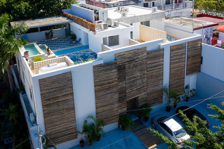 Studio Qs Downtown Private + Roof Pool - Cancún