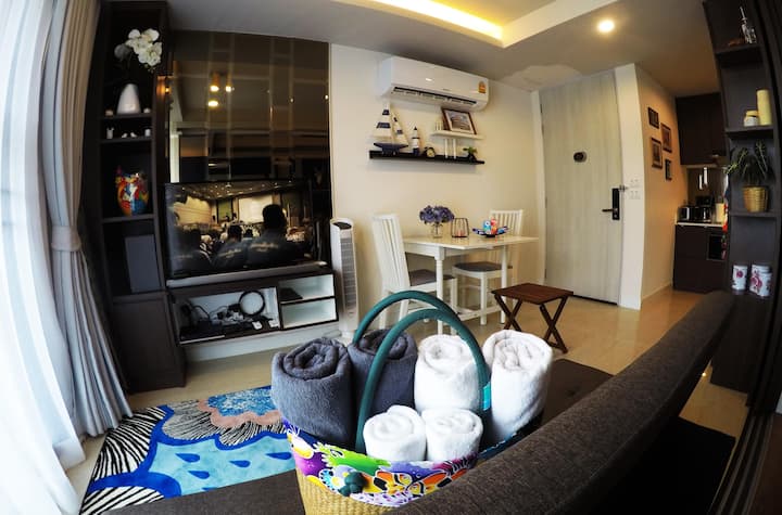 36sqm Furnished-7m Walk Surin Beach + Wifi + Cable - Phuket district, Thailand