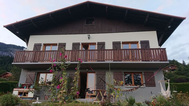 Maison Chaleureuse Avec Vue Panoramique Sur Tout Les Massifs - Sallanches