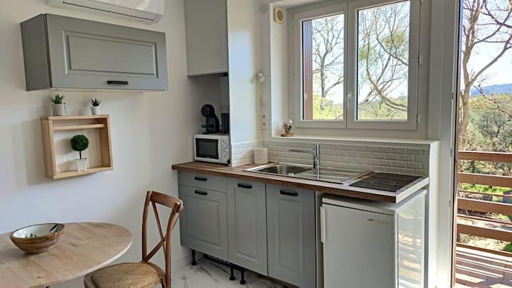 Studio Balcon "La Madeloc" -  Vue Montagnes - Argelès-sur-Mer