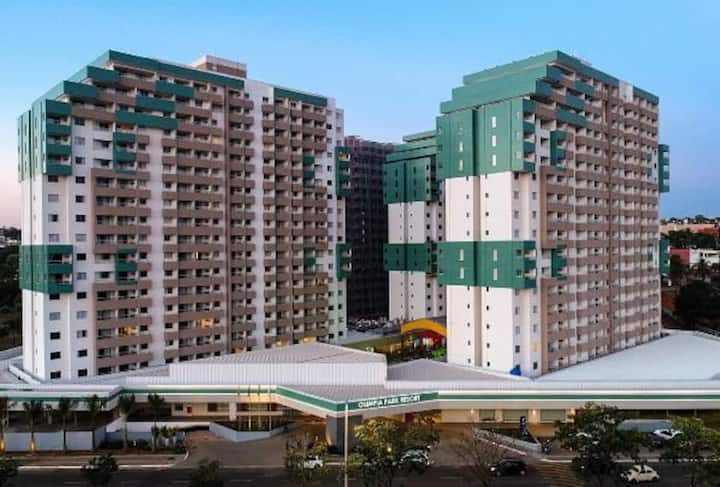 Olímpia Apto Flat No Resort Enjoy-thermas Laranjai - Olímpia