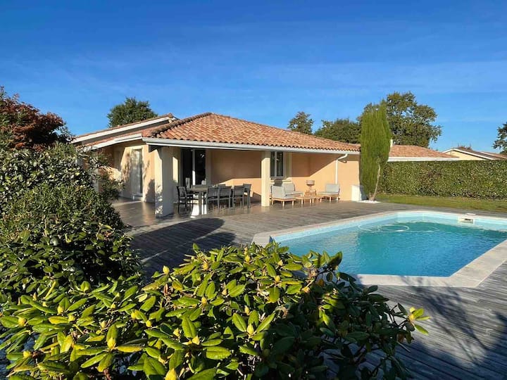 Villa Avec Piscine 8pers Centrebassin - Biganos