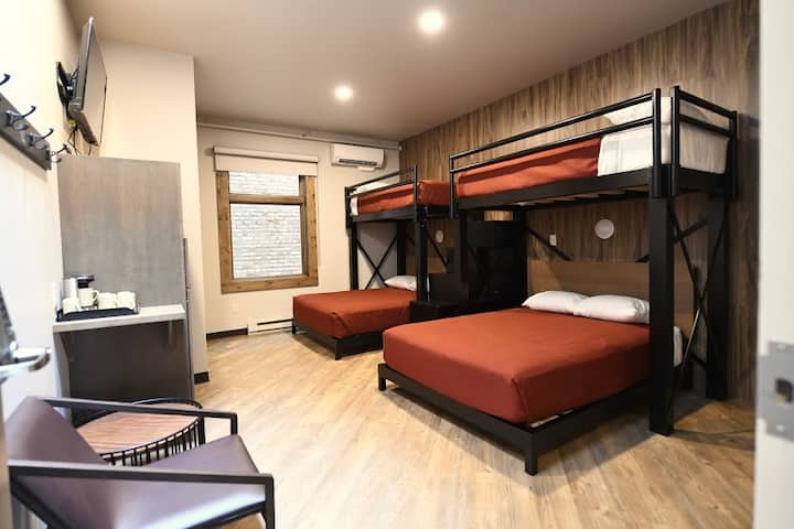 Room #6 (2 Queen Beds & 2 Adult Loft Beds) - Crosby, MN