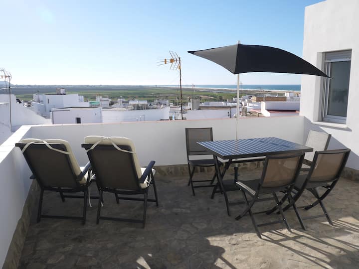Andalusian Townhouse With Sea View - Conil de la Frontera
