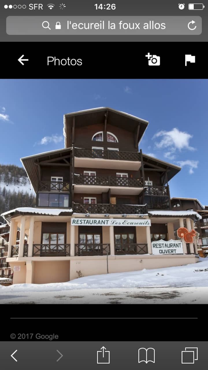La Foux D’allos - Studio Mezzanine Déco Chalet - Allos