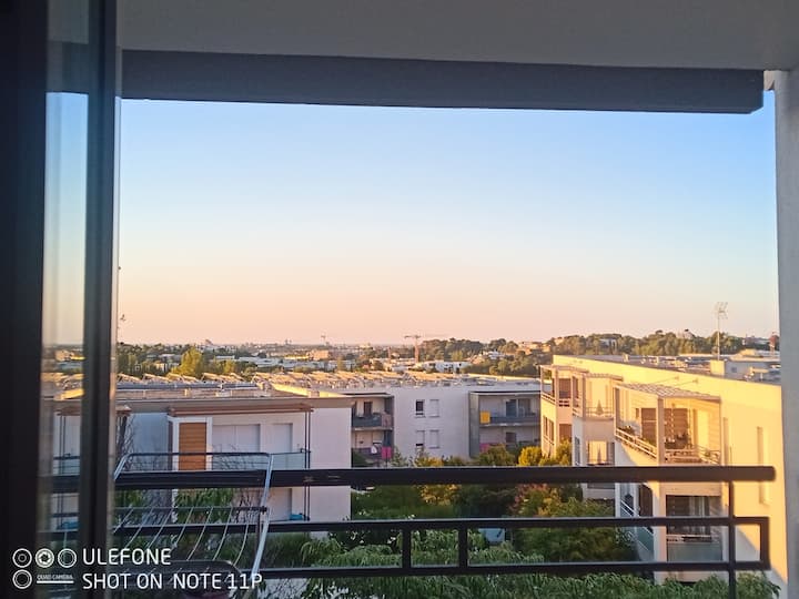 Appartement Fonctionnel, Vue Panoramique. - Grabels