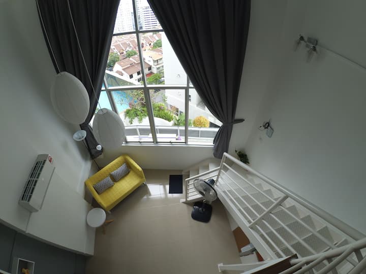 Seven Heaven*couples Loft@the Ceo*airport 6.5km - Penang