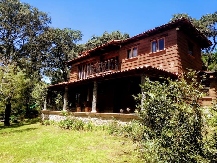 Cabaña Mi Gran Sueño, En Pleno Bosque, Con Wifi - Tapalpa