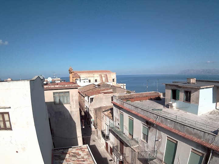 Octopus - Terrace Whith Sea View - Scopello