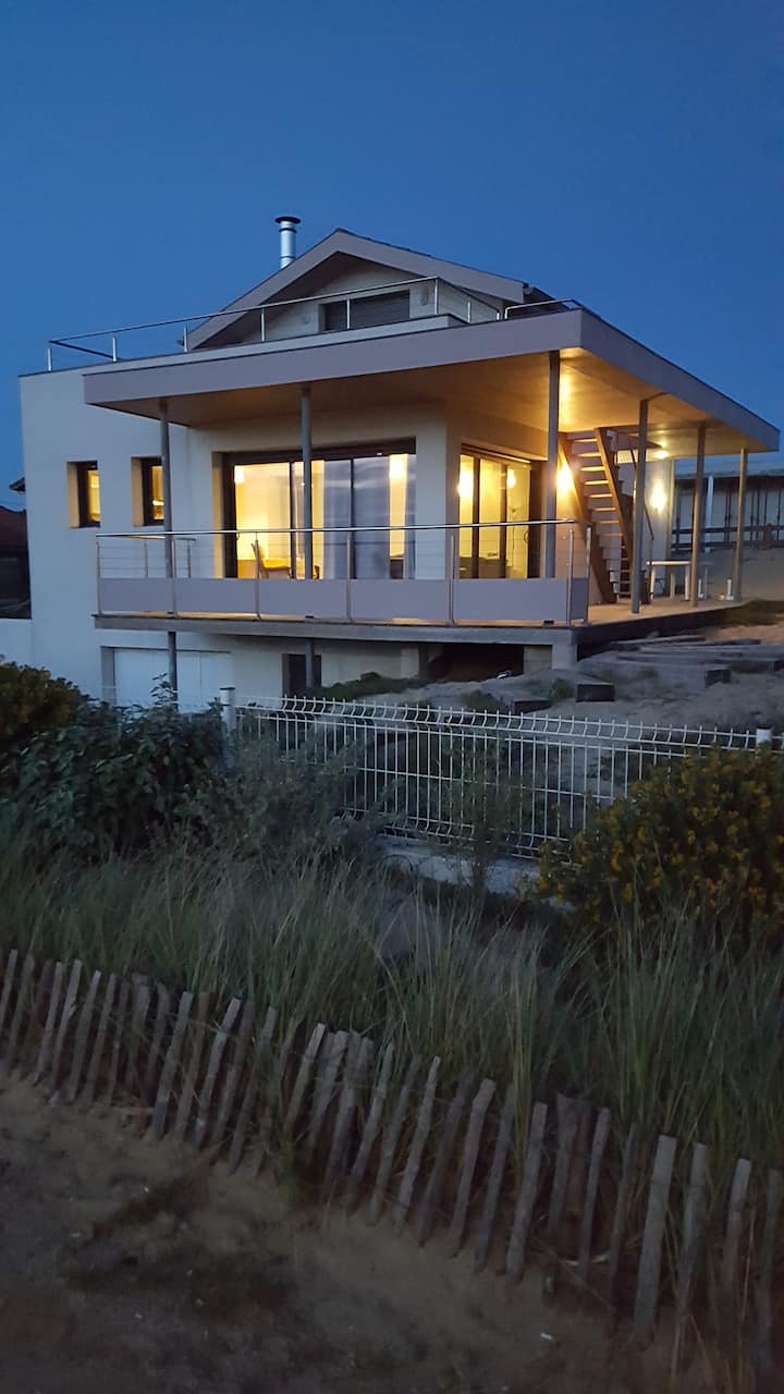 Maison Familiale Avec Vue Sur L'océan, Plage Sud - Capbreton