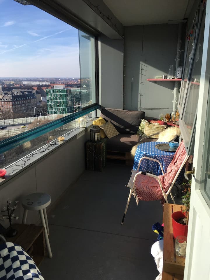 Urban 12th Floor Apartment With Large Balcony. - Copenhagen Airport (CPH)