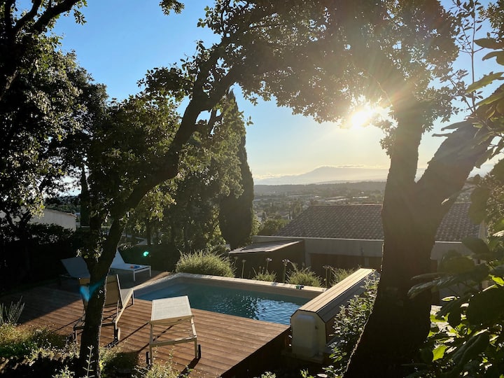 Magnifique Villa Climatisée Avec Piscine Chauffée - Villeneuve-lès-Avignon