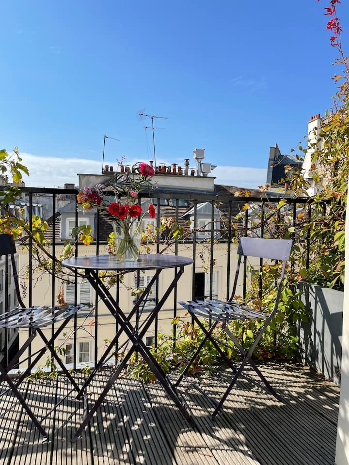 Appartement Marais With Terrace - Paryż