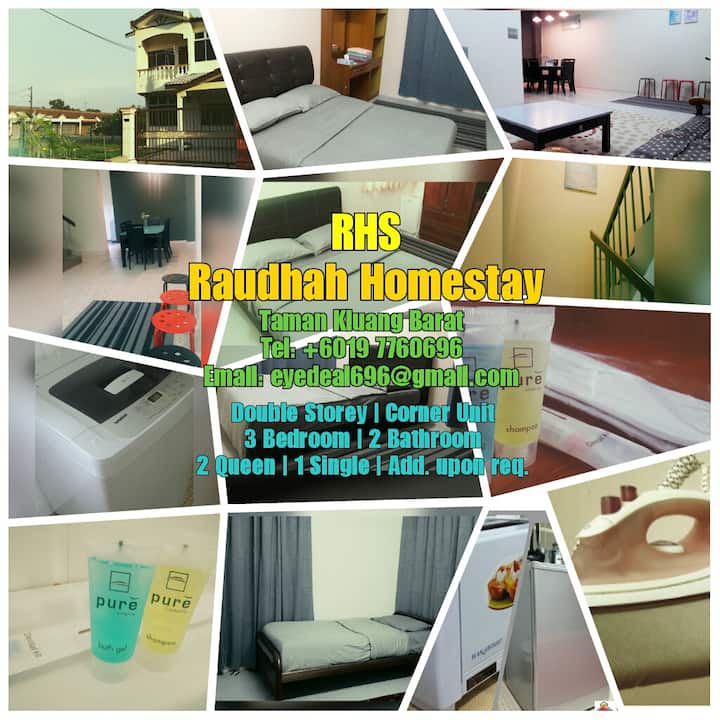 Raudhah Homestay, Taman Kluang Barat Johor - Kluang