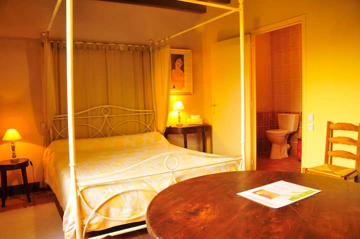 Chambre D'hôtes Lit à Baldaquin Bretagne Sud - Clohars-Carnoët