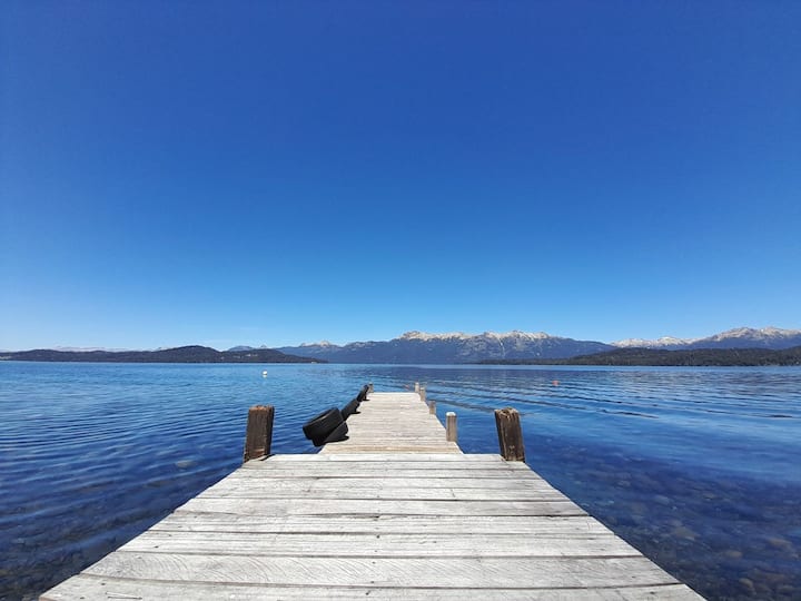 Cabaña Con Costa Al Lago - Villa La Angostura