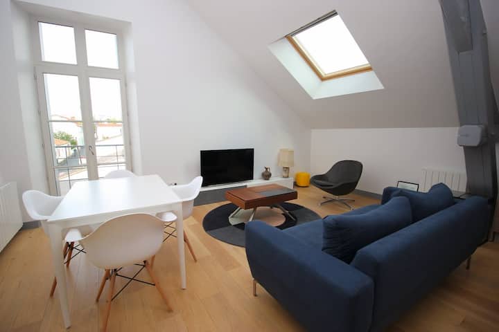 Charmant T3 (60m2), Quartier Du Mail Proche Casino - La Rochelle
