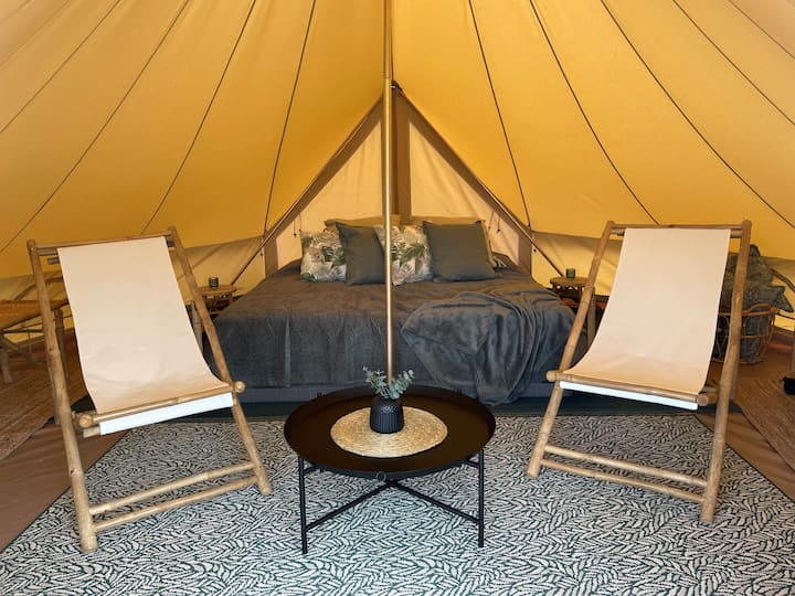 Glamping Boende Med Utsikt öVer Bergsslussar. - Borensberg