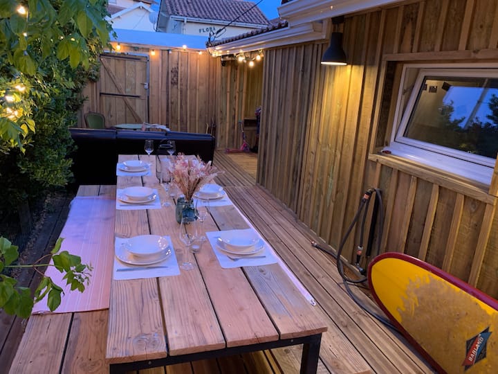 Maison Eleanor 200m Océan, Au Calme Avec Tv+fibre - Lacanau Océan