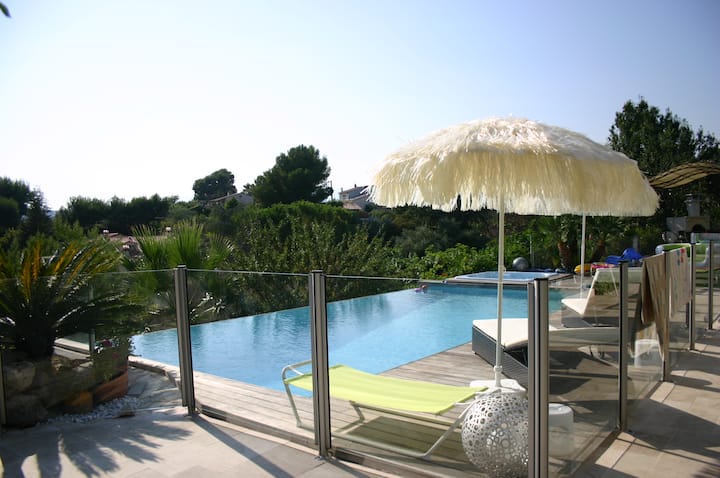 Grand Studio Bas De Villa Prox Polygone & St Paul - Cagnes-sur-Mer