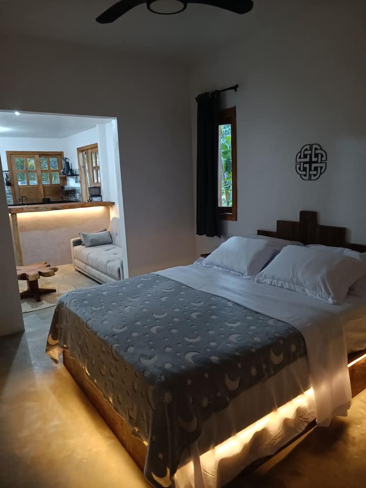 Casa Paçuarė 1 Quarto, Sala Cozinha, Varanda - Bahia