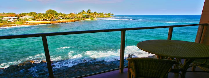 Oceanfront 1 Bedroom Condo - Kuhio Shores In Poipu - Koloa Landing, HI