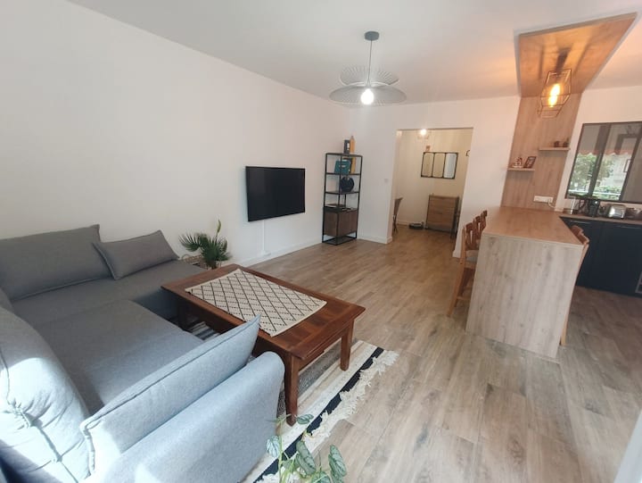 Hypercentre: Superbe T2: Garage, Terrasse & 52 M2 - Lac du Bourget