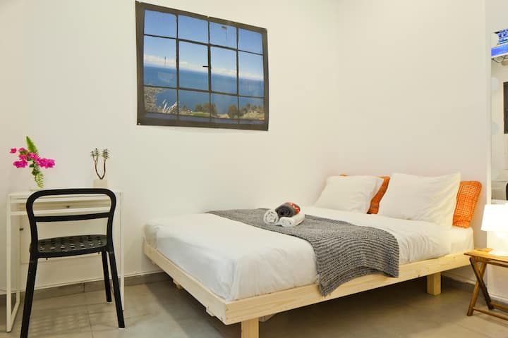 Compact Studio For Single- מקלט עירוני במרחק הגעה. - Telavive