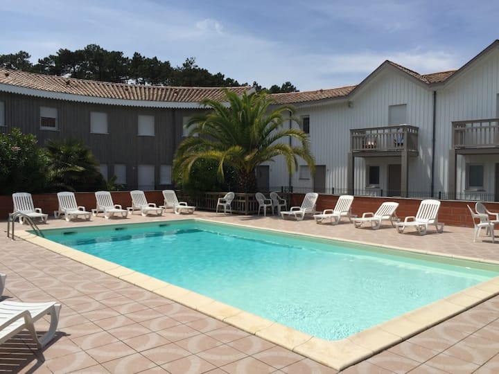 ÉLégant T2 Avec Piscine, Bassin - Lège-Cap-Ferret