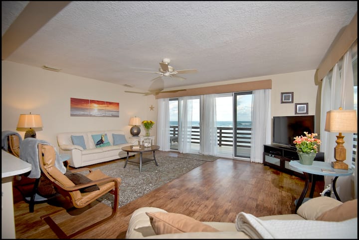 Oceanfront 2/2 Crab Unit Upstairs South No Pet Fee - New Smyrna Beach, FL