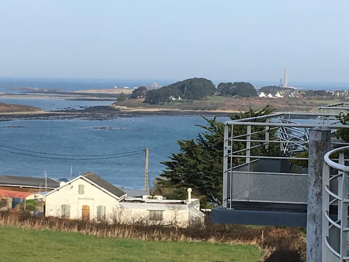 Appart Lumineux Pour 4 Pers . Avec Vue Mer Landéda - Landéda