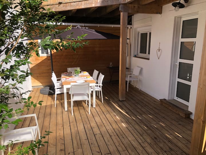 Superbe Logement De Vacances Avec Patio - Soustons