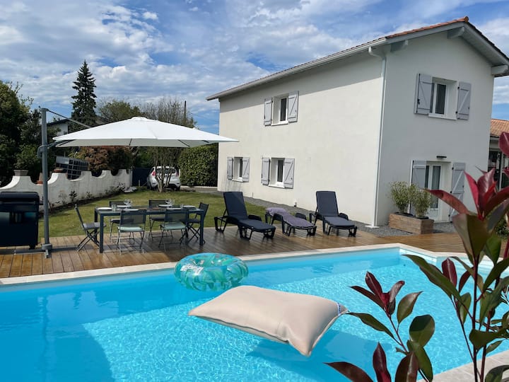Home&piscine8/4 10min Biar/stjean/25min Espagne - Saint-Pée-sur-Nivelle